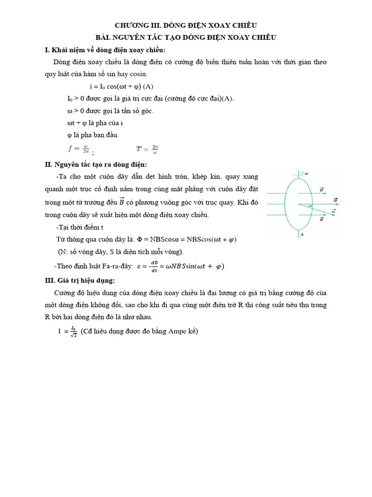 Bai Hoc Chuong Iii | PDF