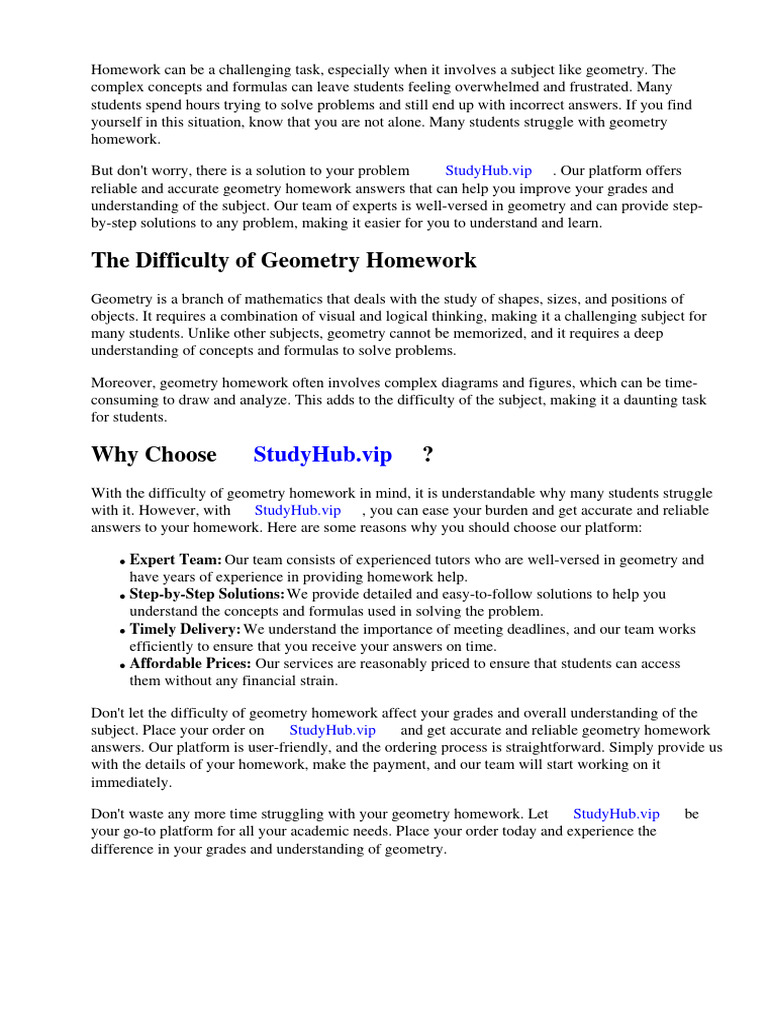 Homework Geometry Answers | PDF | Geometry | Mathematics