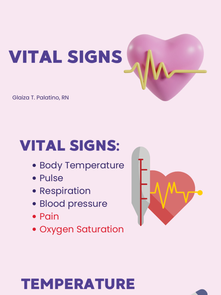 Vital Signs | PDF | Breathing | Blood Pressure