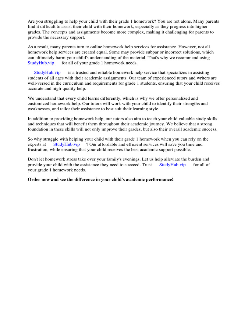 Grade 1 Homework Help | Download Free PDF | Homework | Worksheet