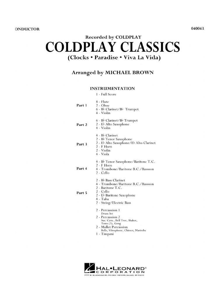 Coldplay Classics | PDF
