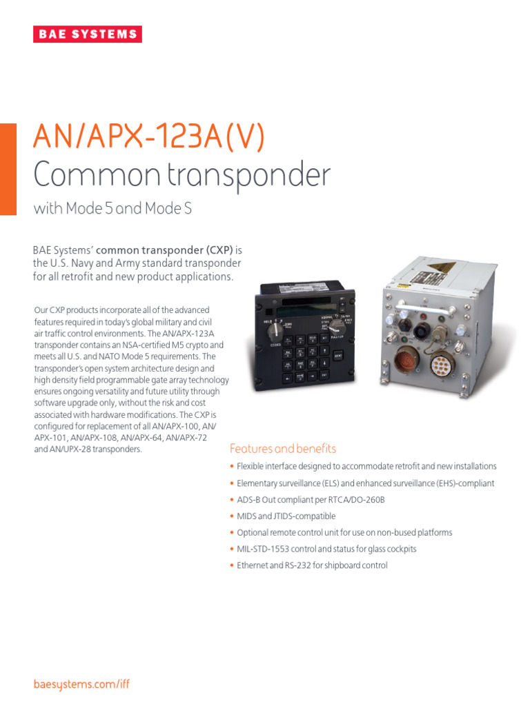 An APX-123V+CXP Datasheet Web | PDF | Computing | Computer Engineering