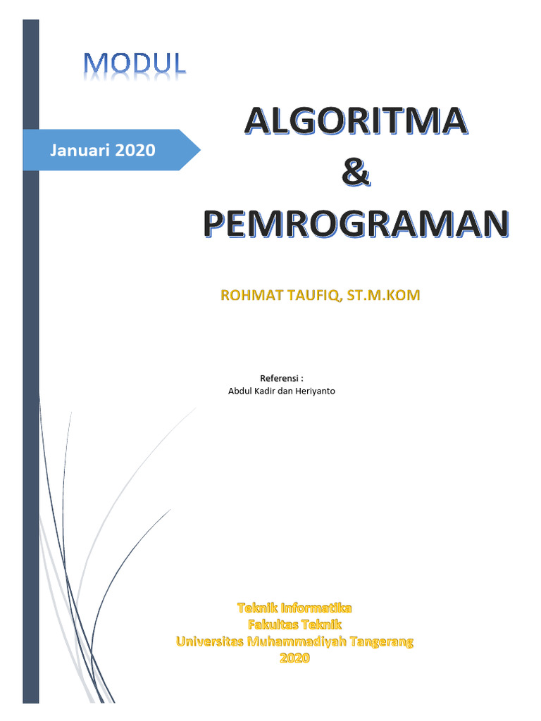 Modul Algoritma Pemrograman 2020 | PDF