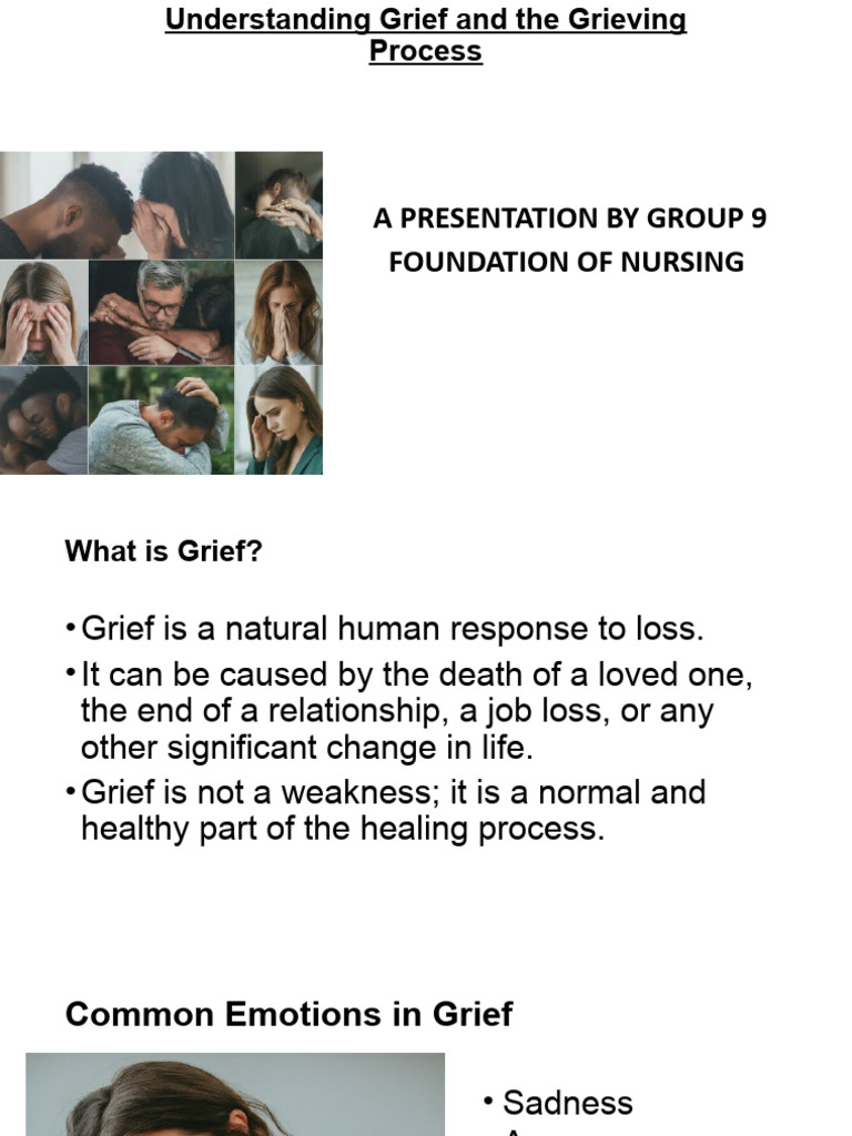 Grief: Understanding and Coping | PDF