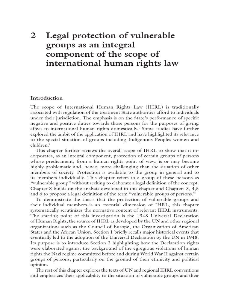Article 8 Ingrid Nifosi Sutton The Protection of Vulnerable Groups ...