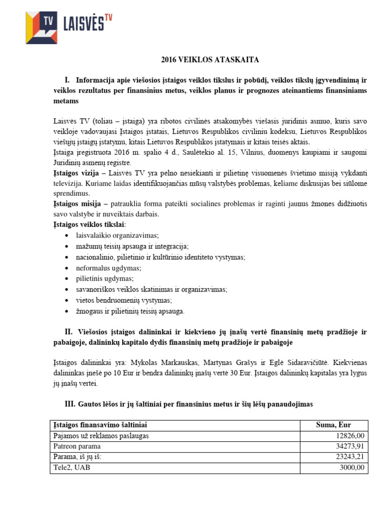 2016-Veiklos-ataskaita | PDF