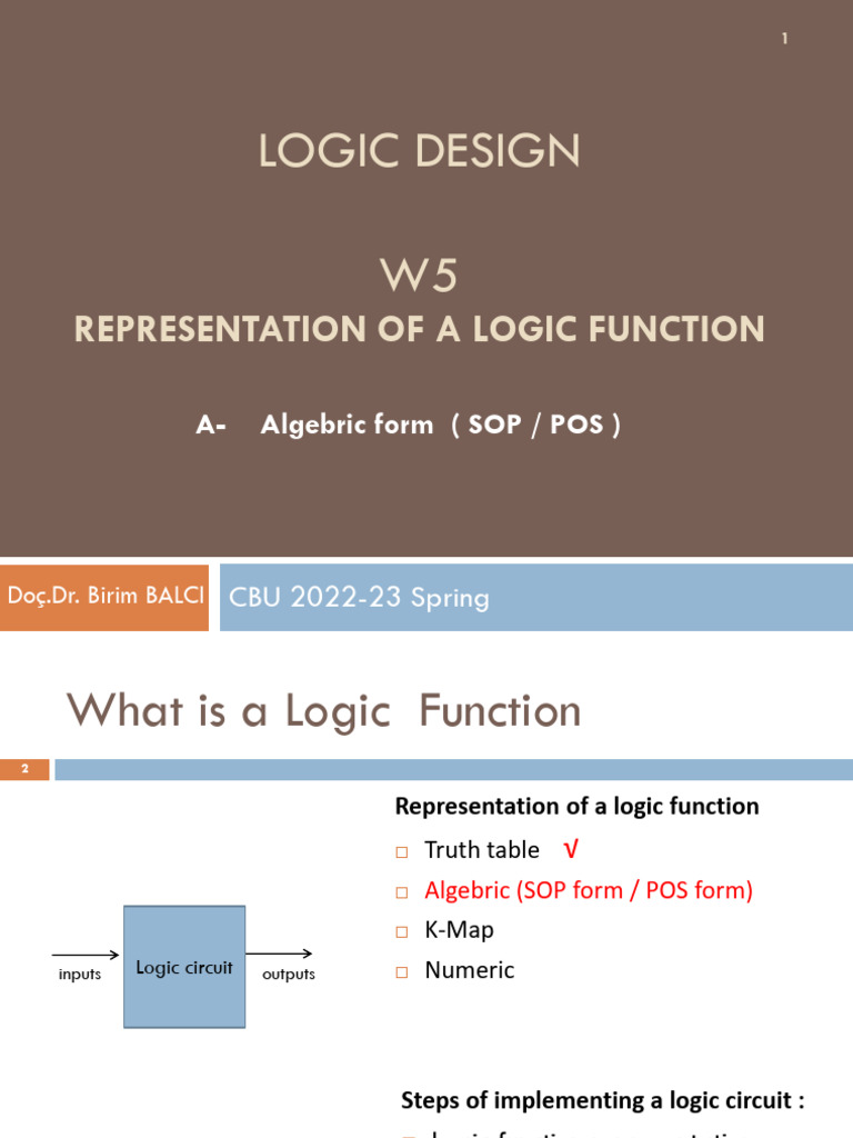 W-06-part1-LogicFuncRepresentation (SOP-POS) | PDF | Computer ... W-06-part1-LogicFuncRepresentation (SOP-POS) | PDF | Computer ...