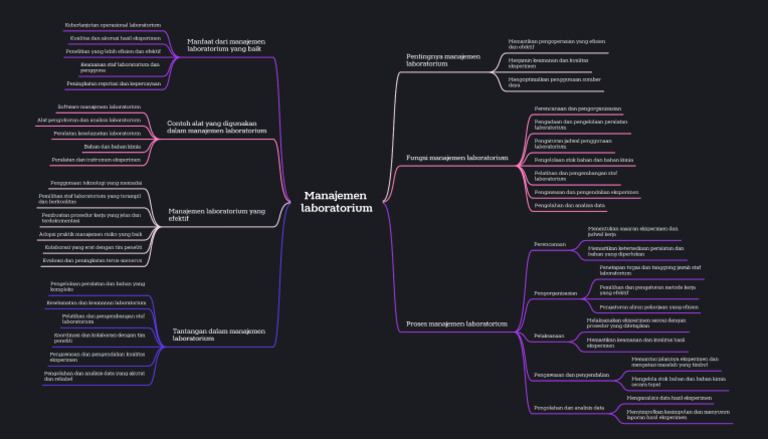 Melda Rakassiwi - Mind Map Manajemen Laboratorium | PDF