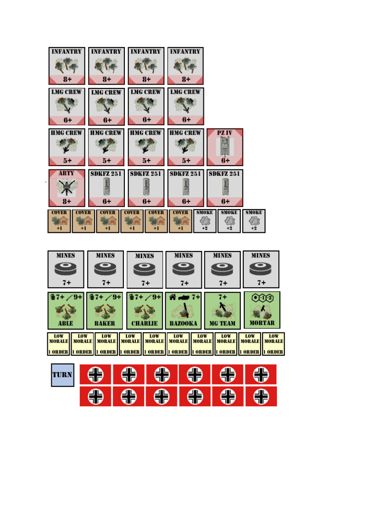 Fields of Normandy maps and counters | PDF