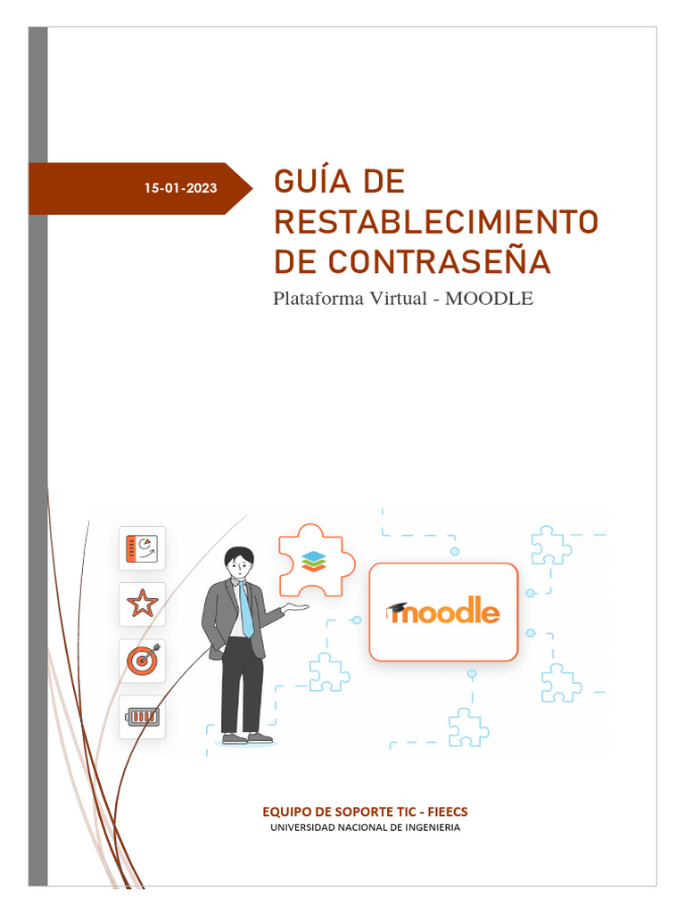 Guia de Restablecimiento de Contraseña Moodle | PDF | Moodle | Enseñando