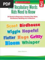 240 Essential Vocabulary Words for 4th Grade | PDF