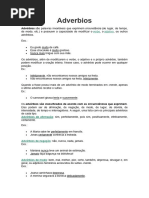 Advérbios de Lugar em Português | PDF
