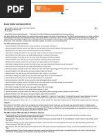 Bergen Social Media Addiction Scale (BSMAS) | PDF | Self-Improvement ...