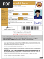 Nptel Hall Ticket | PDF | Identity Document