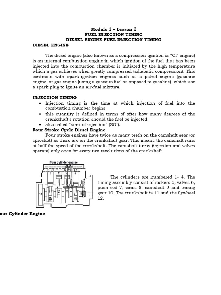 Fuel injection | PDF | Internal Combustion Engine | Diesel Engine