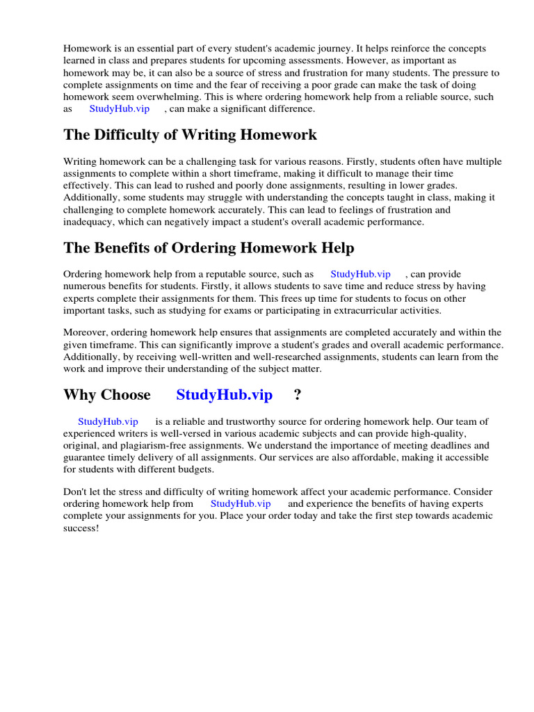 Reasons Why I Should Not Do Homework | PDF | Homework