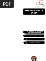Class 10 His CH 2 Notes 2024-25 | PDF | Mahatma Gandhi | British Raj
