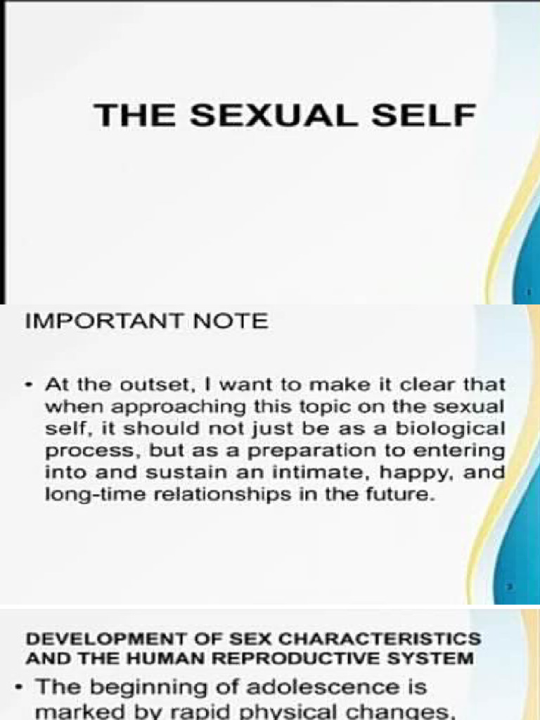 sexual-self | PDF
