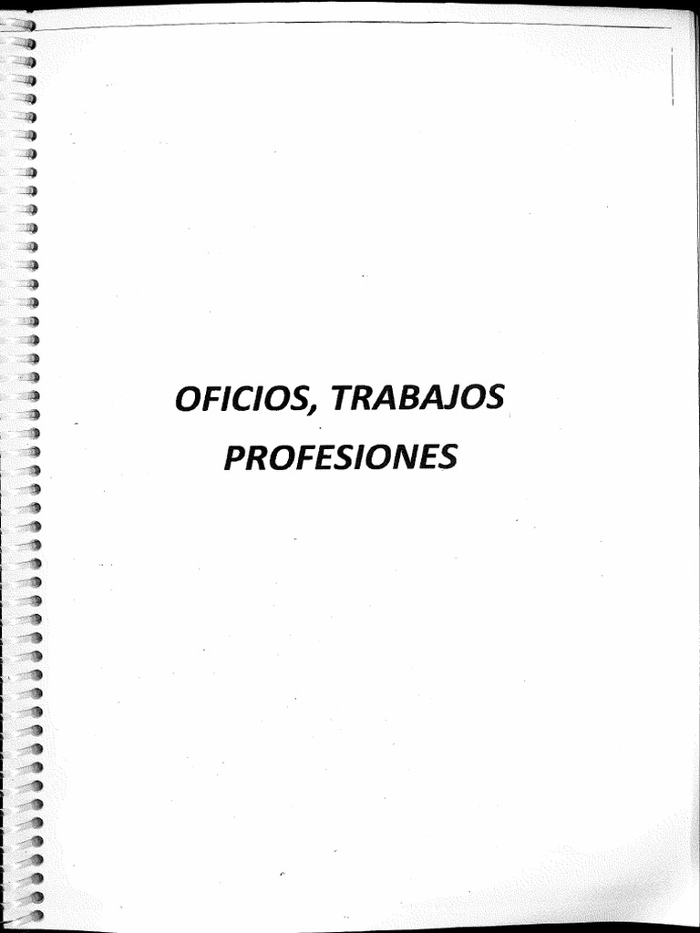 Trabajos y Profesiones | PDF