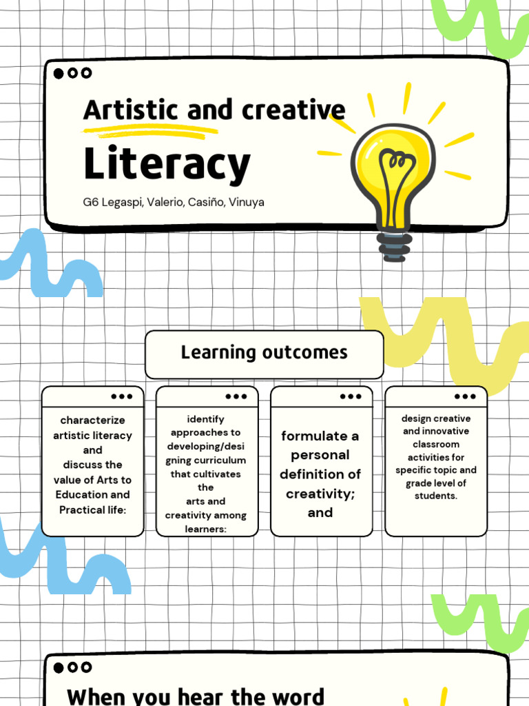 Enhancing Artistic Literacy in Education | PDF | Creativity | The Arts