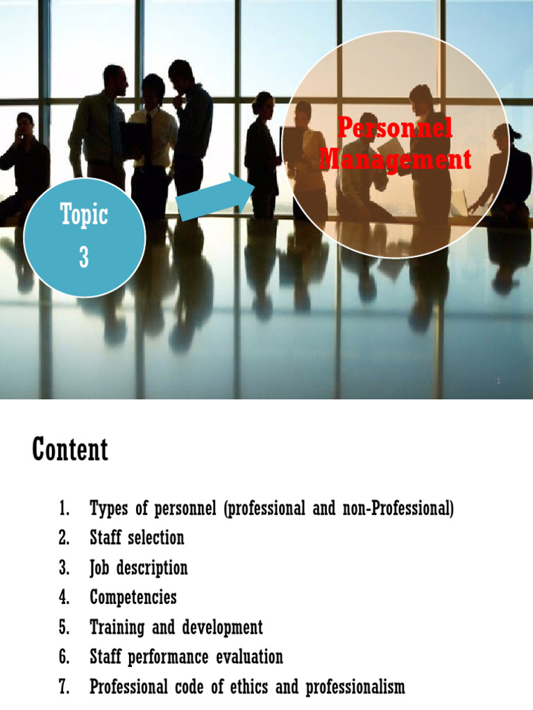IMD315 Note 3 - Personnel Management | PDF | Cost Of Living | Performance Appraisal