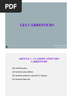 Types de carrefours routiers et aménagements | PDF | Intersection ...