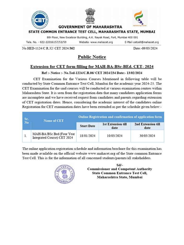 2nd Extension BA BSC BEd CET | PDF | Finance & Money Management