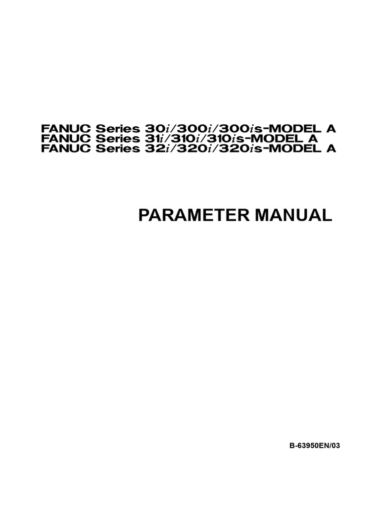 Fanuc 30i 31i 32i Parameter Manual | PDF | Parameter (Computer Programming) | Bit