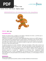 SECUENCIA DIDÁCTICA PDL - El Hombrecito de Jengibre | PDF
