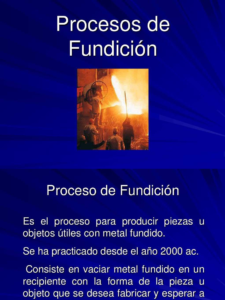 PDF Procesos de Fundicion Compress | PDF PDF Procesos de Fundicion Compress | PDF