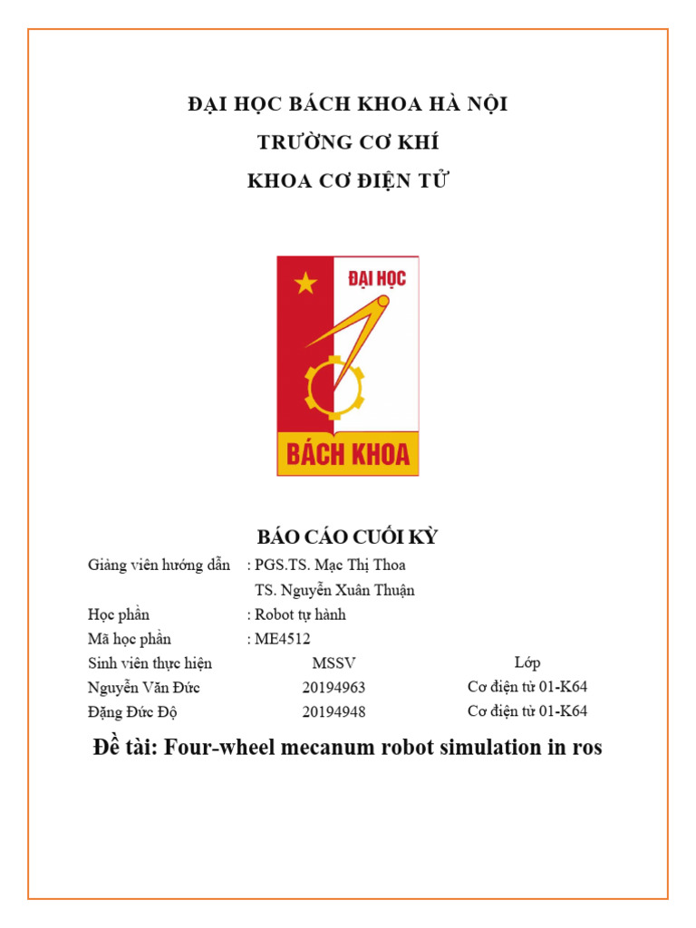 BÁO CÁO CUỐI KỲ FINAL | PDF