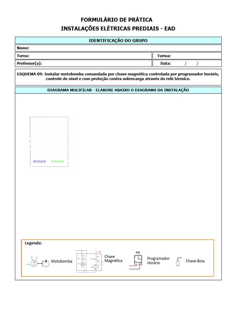 Folha Resposta Do Esquema 9 | PDF