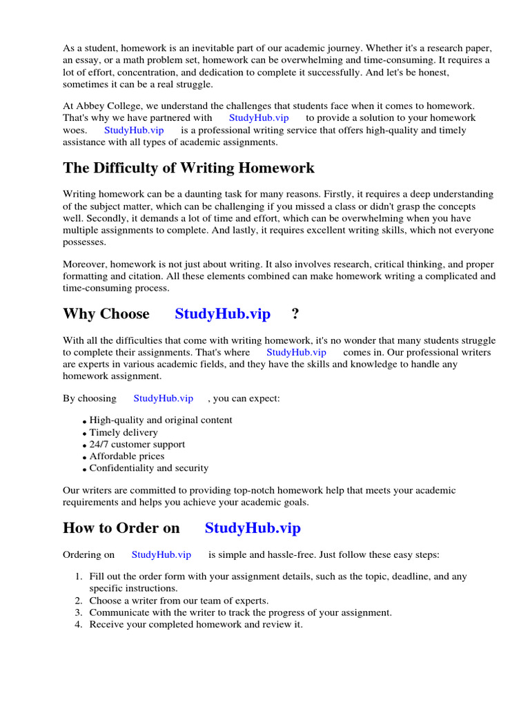 Show Me My Homework Abbey College | PDF | Homework | Schools