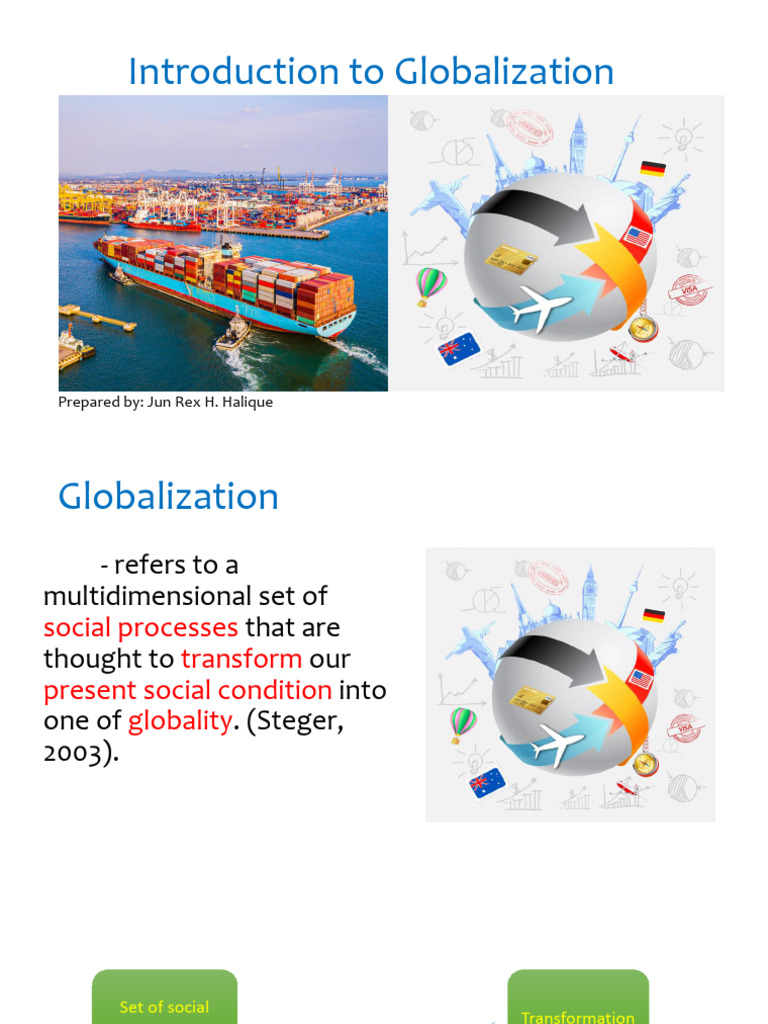 I. Introduction To Globalization PDF | Download Free PDF | Globalization | Liberal Arts Education