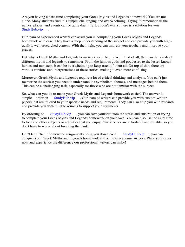 Greek Myths Homework Help for Students | PDF | Twelve Olympians | Deities