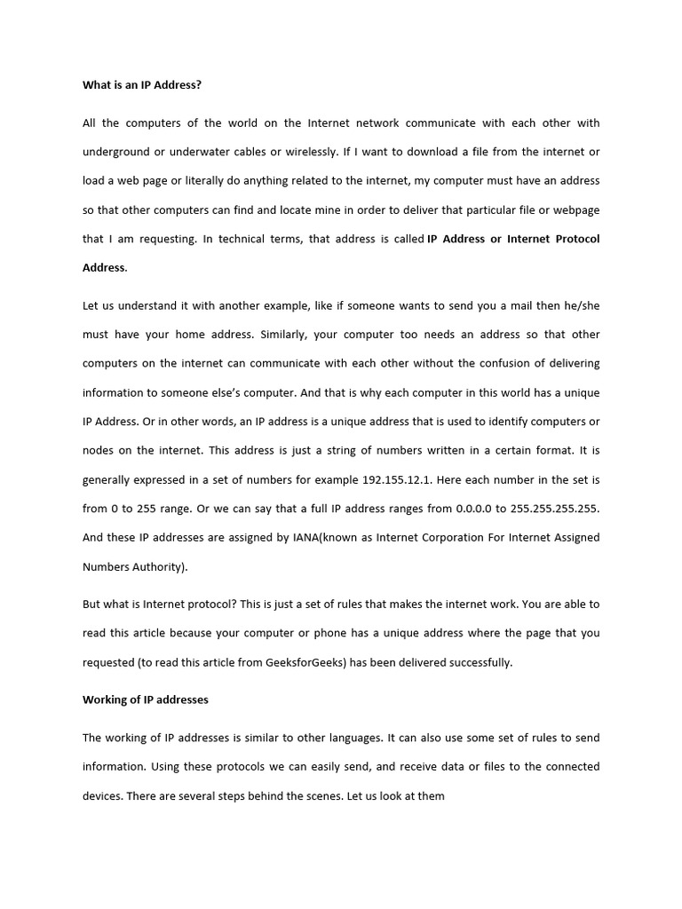 Unit 5 | PDF | Ip Address | Internet