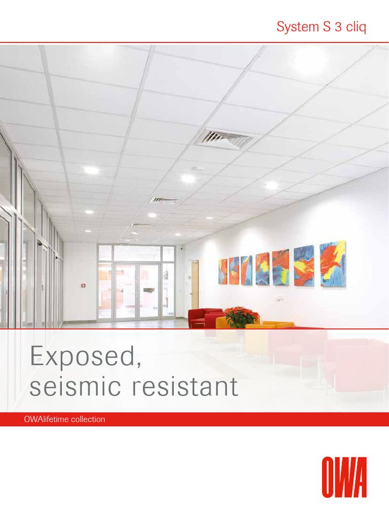 Seismic Ceiling System Guide | PDF | Building Engineering