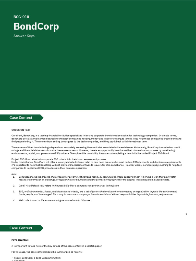 B C G 010 Bond Corp | PDF | Bonds (Finance) | Interest