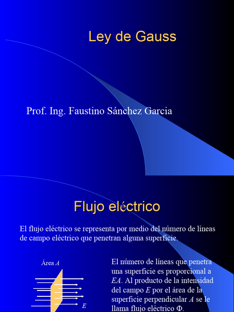 Ley de Gauss | PDF | Ecuaciones de Maxwell | Física