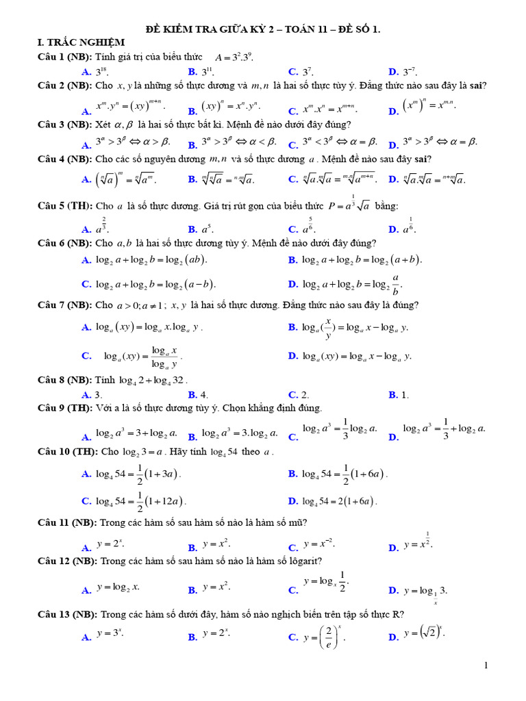 E - KIE M-TRA-GIU A-KY - 2-Toa n-11 | PDF