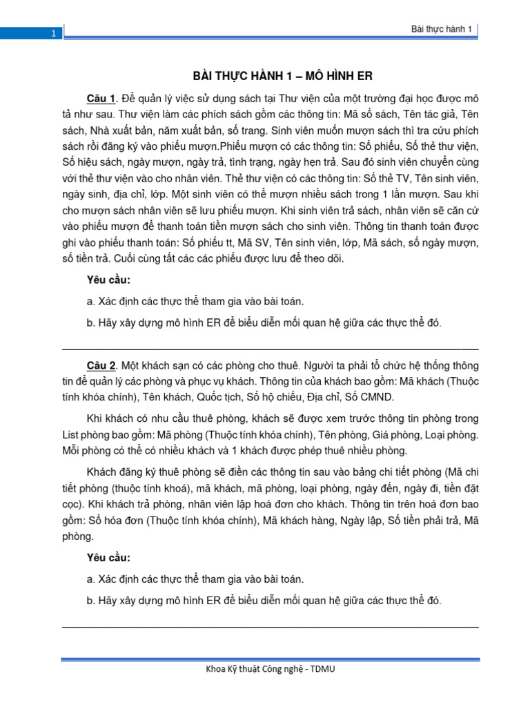 BAI TAP_ERD_C2 | PDF