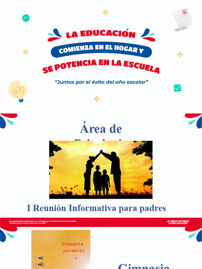 PPT AREA PSICOLOGIA - REUNIÓN INFORMATIVA 2024 | PDF | Sicología ...