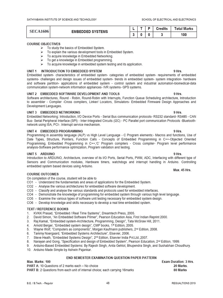 SECA1606 | PDF | Embedded System | Compiler