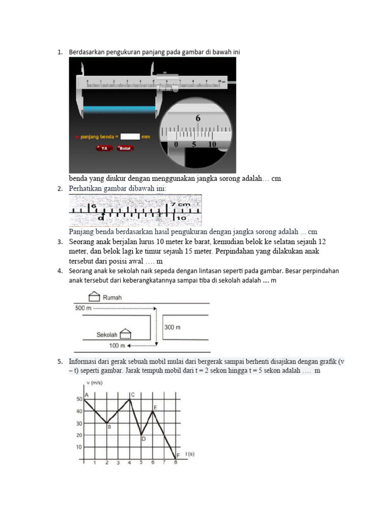 Kisi-Kisi USP Fisika 2023 - 2024 | PDF