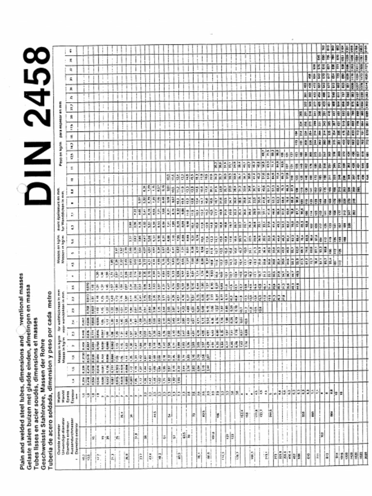 Plain and welded steel tubes, dimensions and conventional masses | PDF