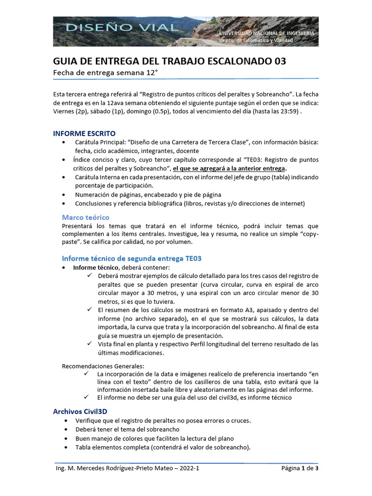 DV - P TE03 Guia de Present - 2022 | PDF