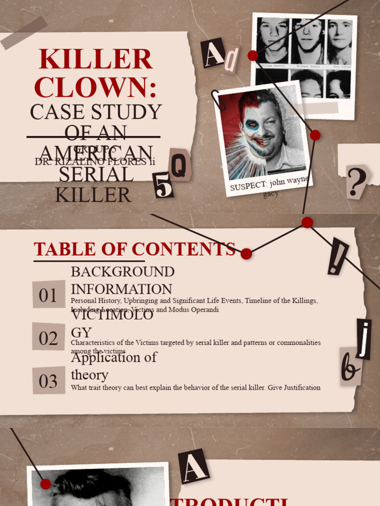 John Wayne Gacy: A Serial Killer Case Study | PDF | Planets | Planets ...