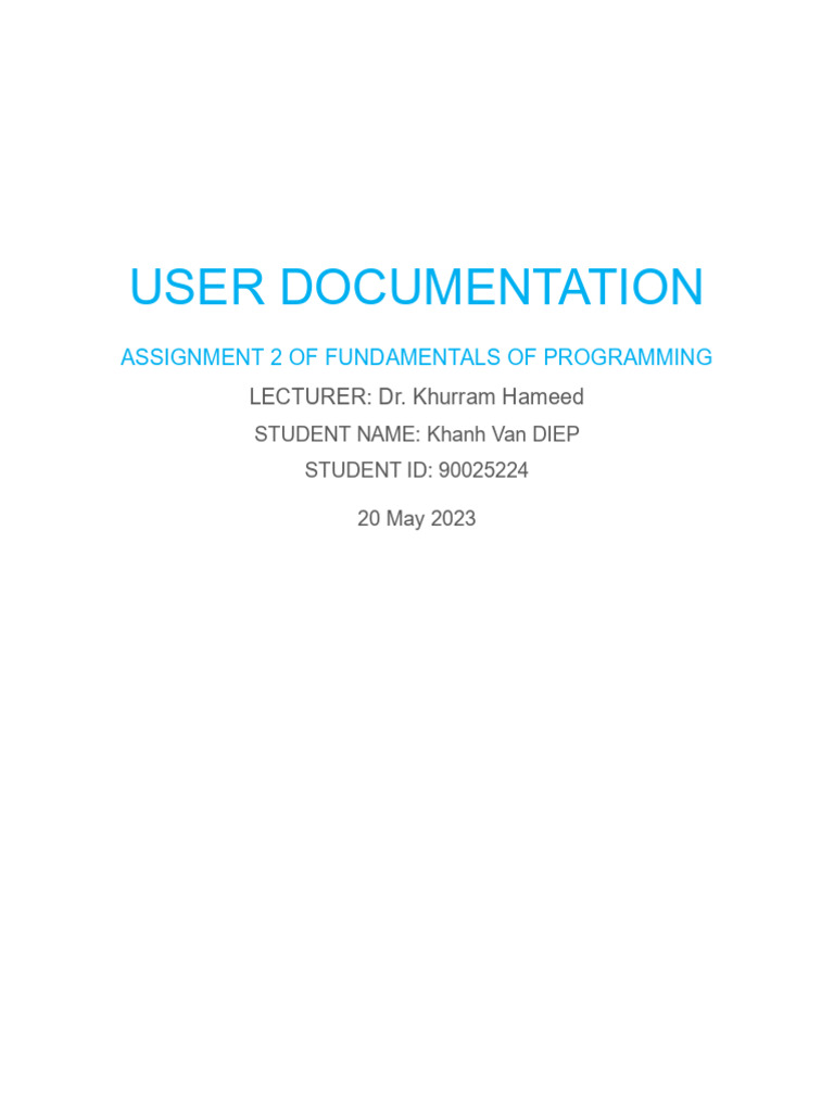 Programming Assignment 2 Guide | PDF | Function (Mathematics) | Command ...
