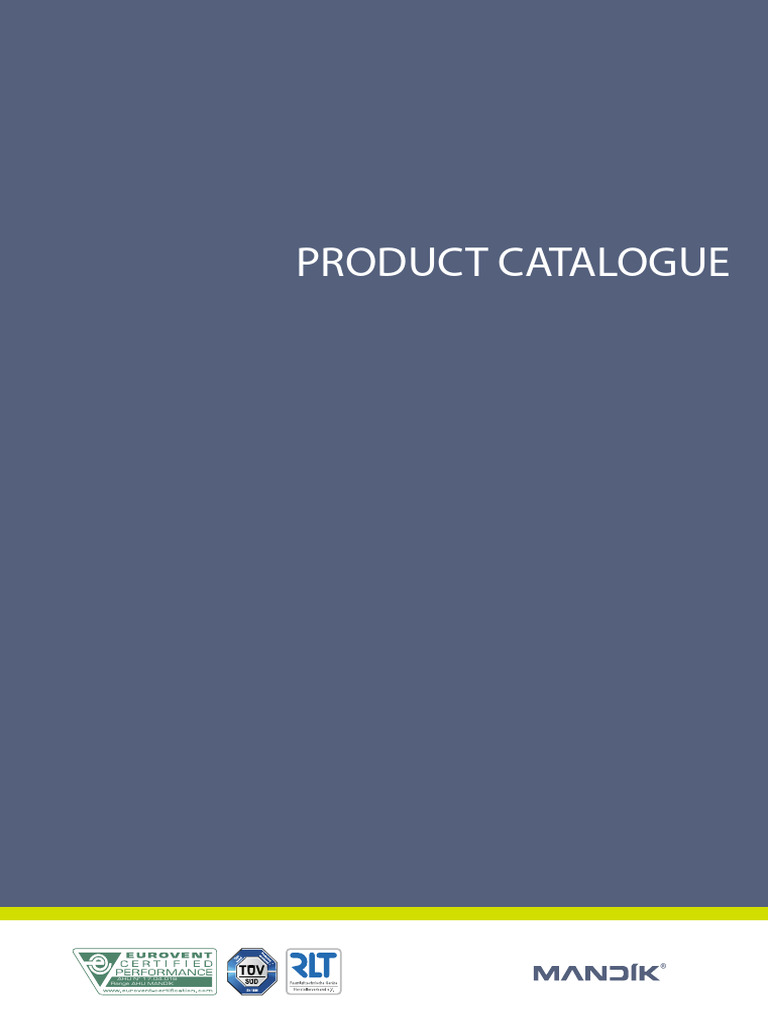 Algemene Productcatalogus Mandik 2017 1 | PDF | Duct (Flow ...