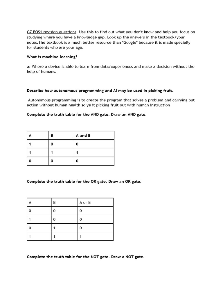 #G7 EOS1 Revision Qs | PDF | Computer Network | Input/Output
